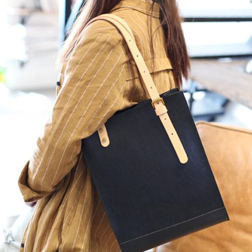 Top Grain Leather Vertical Tote Bags – iLeatherhandbag